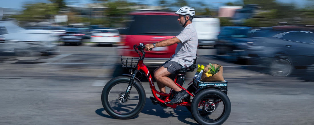 Emojo Caddy PRO, electric trike bike, electric tricycle - Emojo Bike