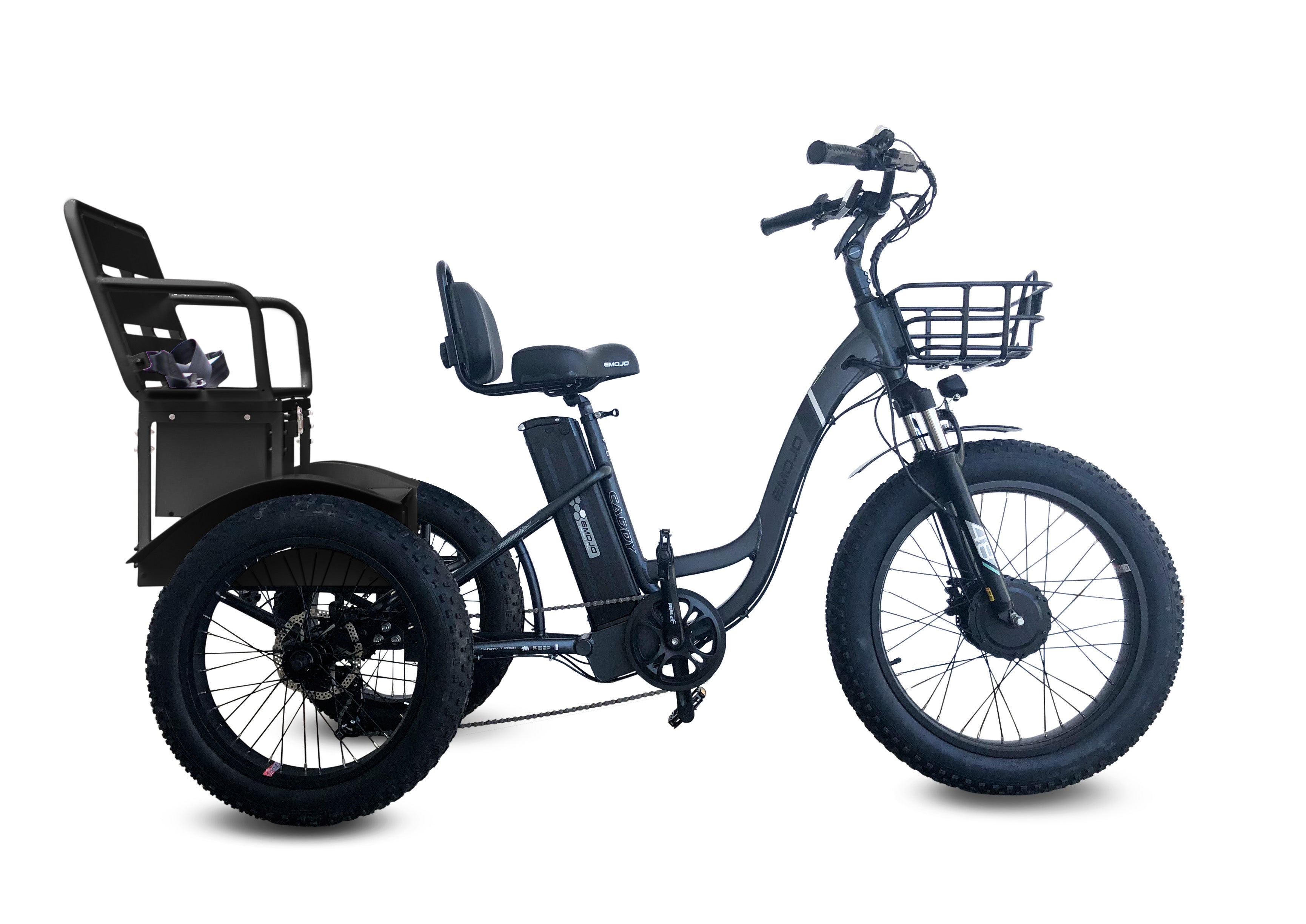 Emojo Caddy PRO, electric trike bike, electric tricycle - Emojo Bike