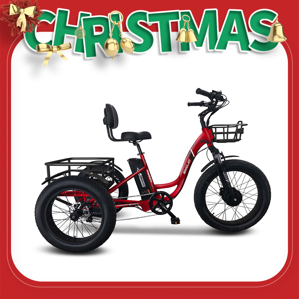 Emojo Caddy PRO, electric trike bike, electric tricycle - Emojo Bike